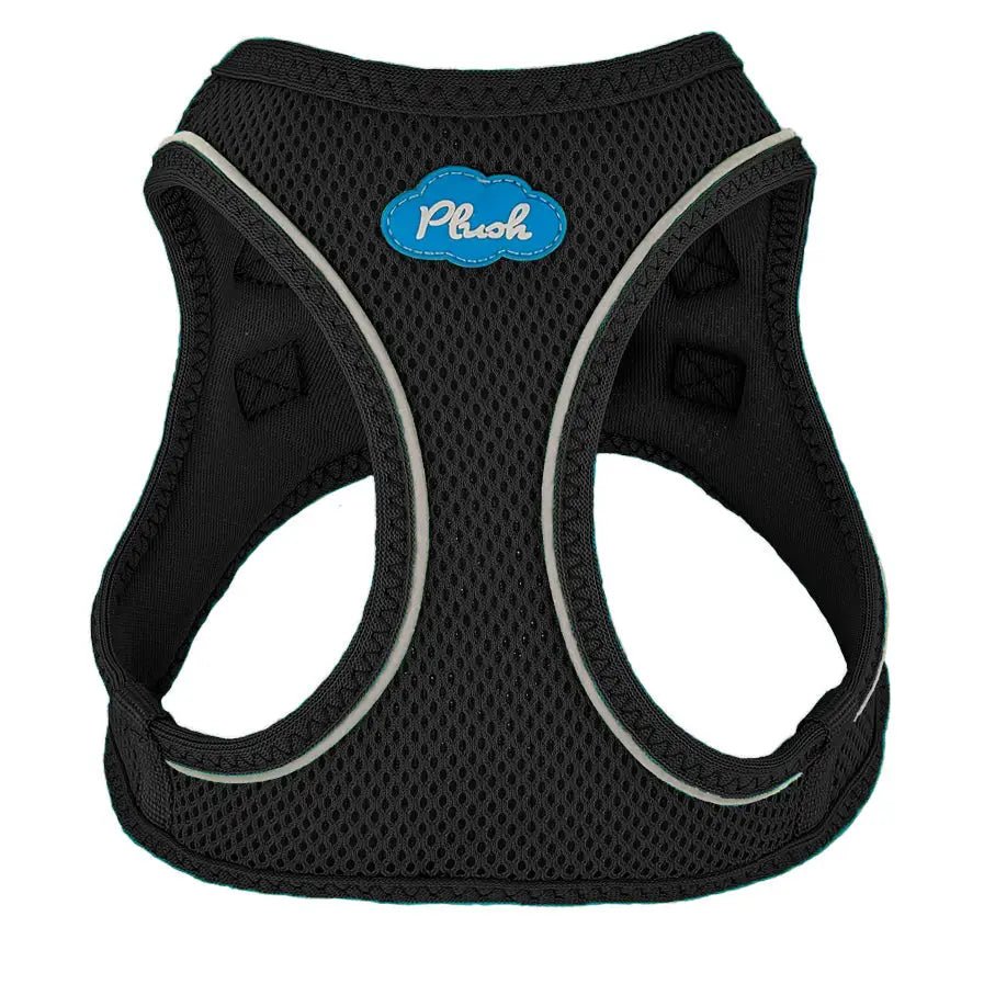 Plush Step In Air Mesh Harness - Black – The Dog Outdoors