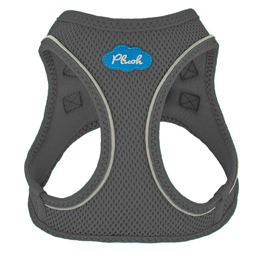 Plush Step In Air Mesh Harness - Shark Grey – The Dog Outdoors