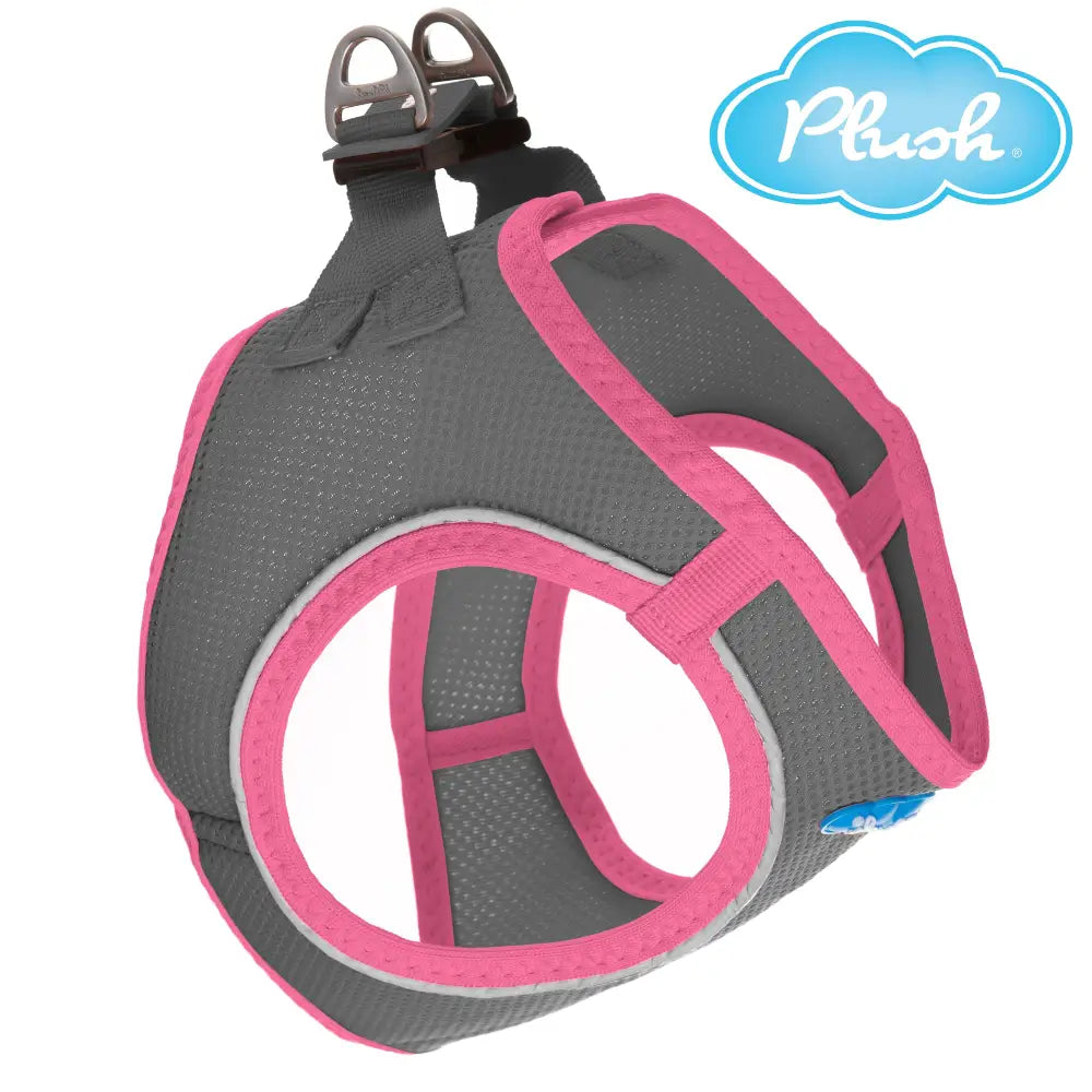 Plush Step In Air Mesh Harness - Shark Grey/Pink – The Dog Outdoors