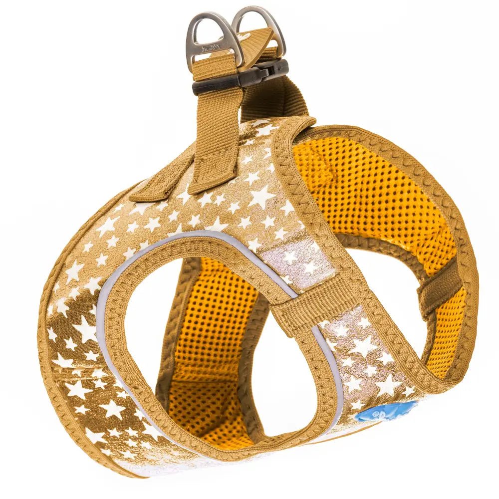 Plush Step In Glitter Glow Harness - Gold – The Dog Outdoors