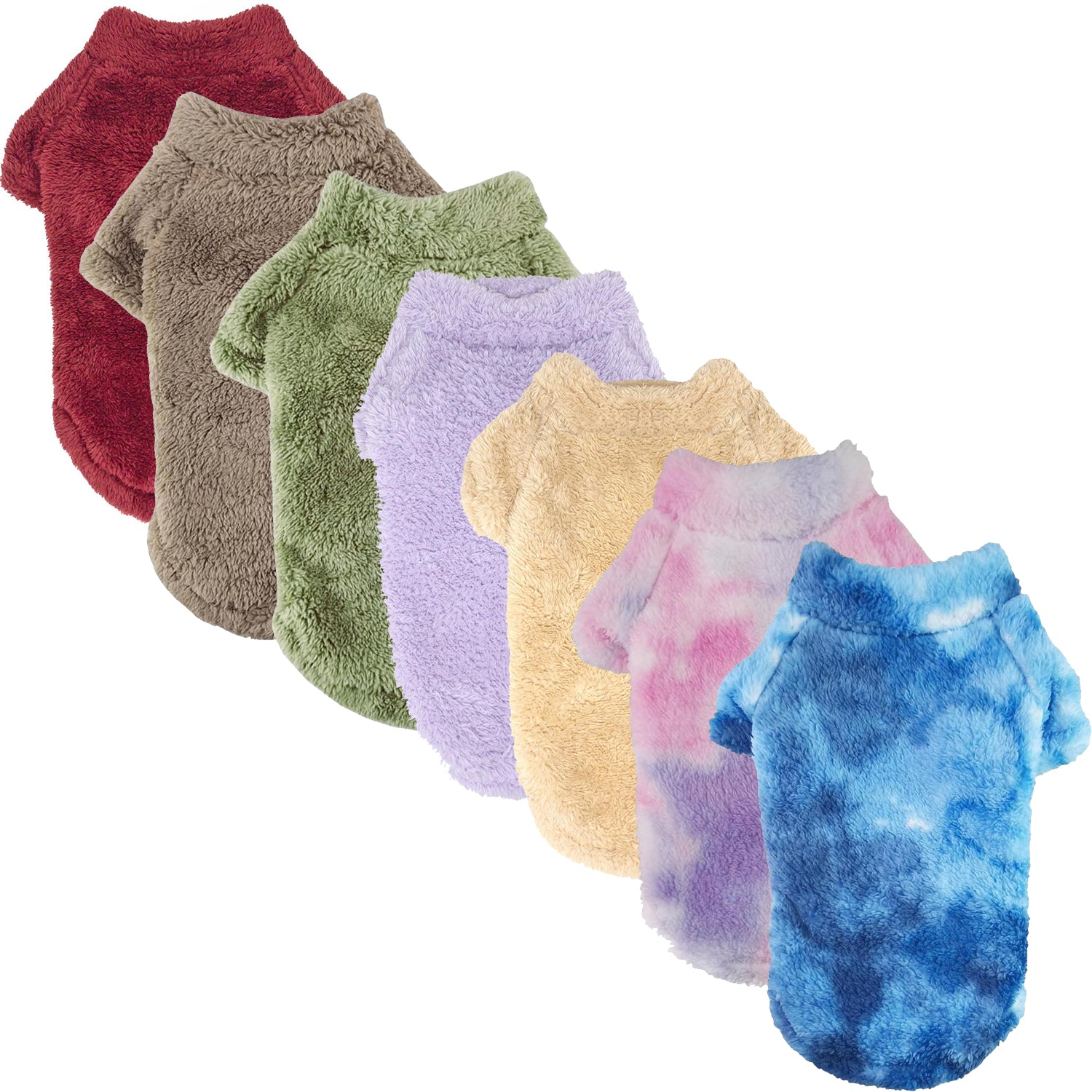 Plush Sherpa Dog Pullover Sweater | Fuzzy Soft Teddy Bear Fleece for S ...